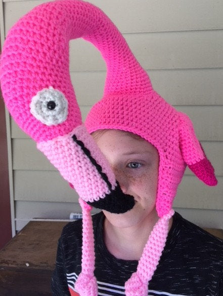 Birdbrain Flamingo Hat: Crochet Flamingo Hat Pattern – Sharpin Designs